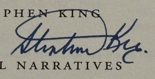 *SHIPS SAME DAY* STEPHEN KING SIGNED HEARTS IN SUSPENSION AUTOGRAPHED ...