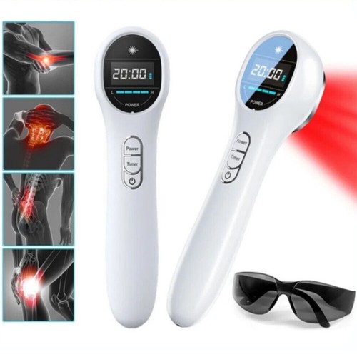 650nm+808nm Cold Laser Red Light Therapy Pain Relief Knee Fit Pet ...