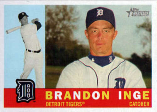 2009 Topps Heritage #6 Brandon Inge Tigers NM-MT | eBay
