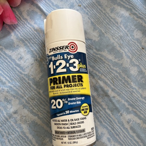 Rust-Oleum 272479 Zinsser Bulls Eye 1-2-3 Plus Spray Primer, White | eBay