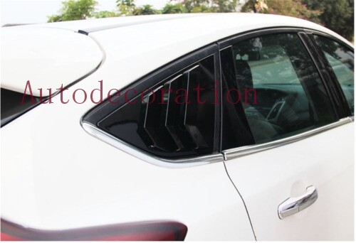 For Ford Focus 12-18s black Hatchback Rear Side Window Quarter Louver ...