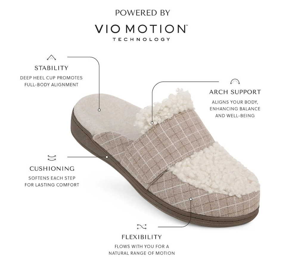 Vionic Gemma II Cream Mule Slipper Slip-On Arch Support Women sizes 5-13/NEW!! | eBay