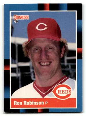 1988 Donruss #166 Ron Robinson Cincinnati Reds Baseball Cards EX/NM ID ...
