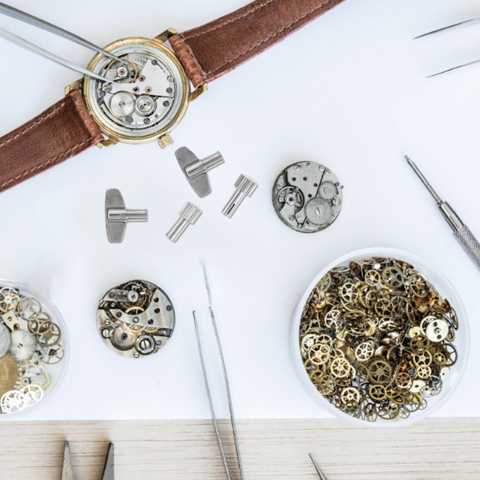 3 Sets Winding Chain Repair Tool Metal Winding Key Professional Clock ...