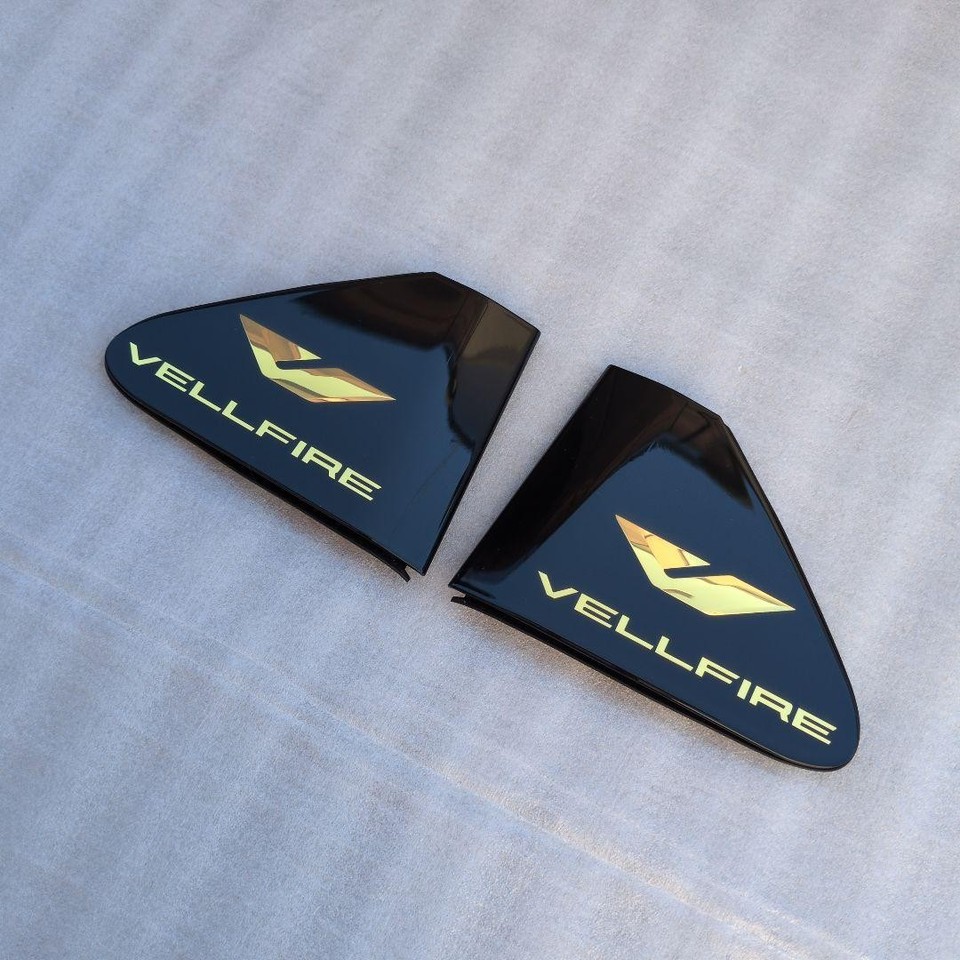 [Import duties included] Toyota Vellfire 40 Series Side Emblem Gold ...