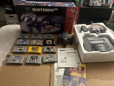 Expansion Nintendo 64 Atomic Purple N64 Console Tested W/ Box & Inserts ...