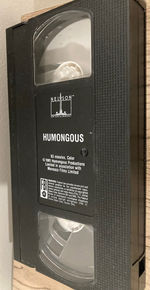 HUMONGOUS (1981 VHS) HORROR Cult Embassy Nelson Release 1986 TESTED | eBay