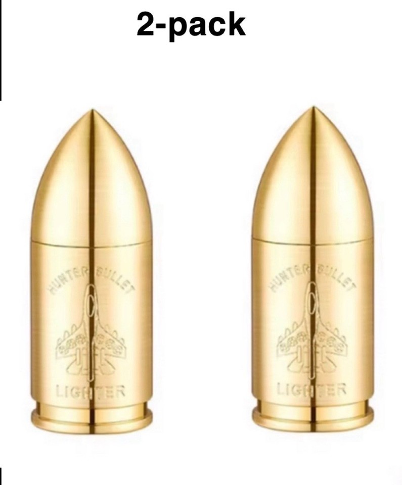 2-pack Bullet Shaped Dual Jet Flame Butane Torch Lighter | eBay