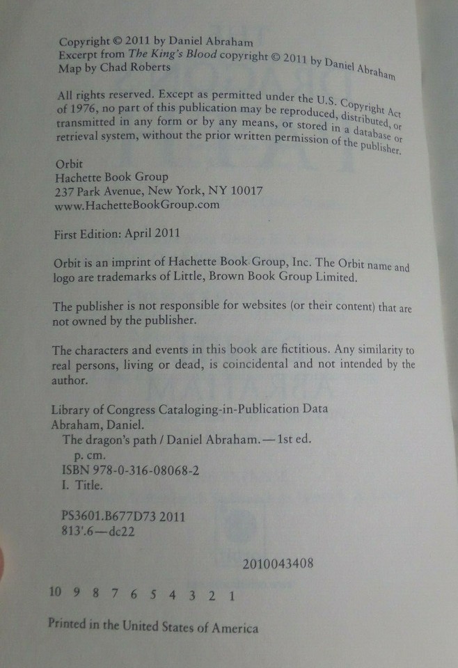 The Dagger and the Coin Ser.: The Dragon's Path by Daniel Abraham (2011 ...