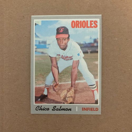 1970 Topps Chico Salmon # 301 Baltimore Orioles Baseball Card | eBay