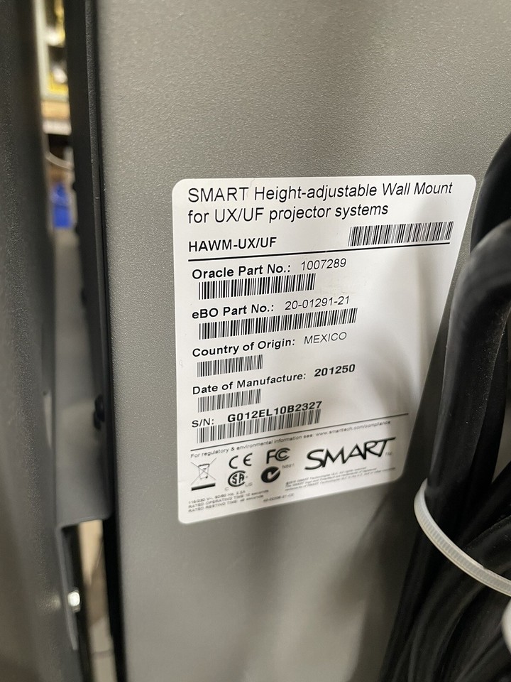 SMARTBOARD 800 DViT - 77in Interactive Whiteboard FSUX Mobile Stand SBA ...