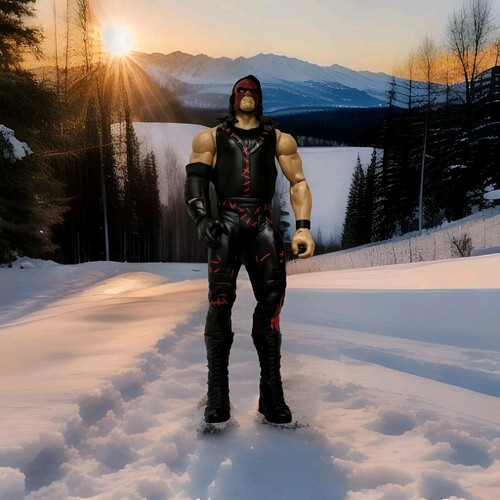 WWE Kane Elite Wrestling Action Figure Mattel Elite Series 22 WWF Red ...