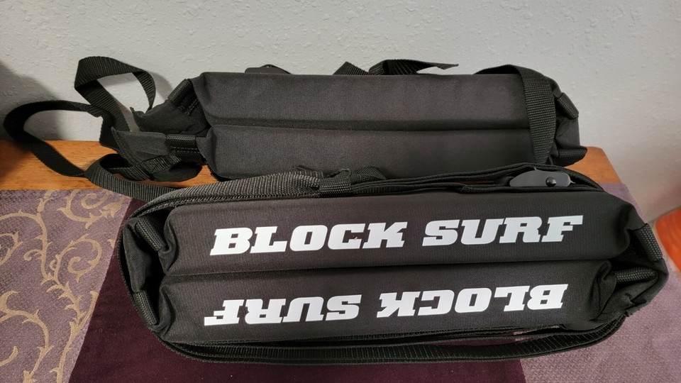BLOCKSURF Wrap RAX Double Surfboard Paddleboard Soft Car Rack | eBay UK