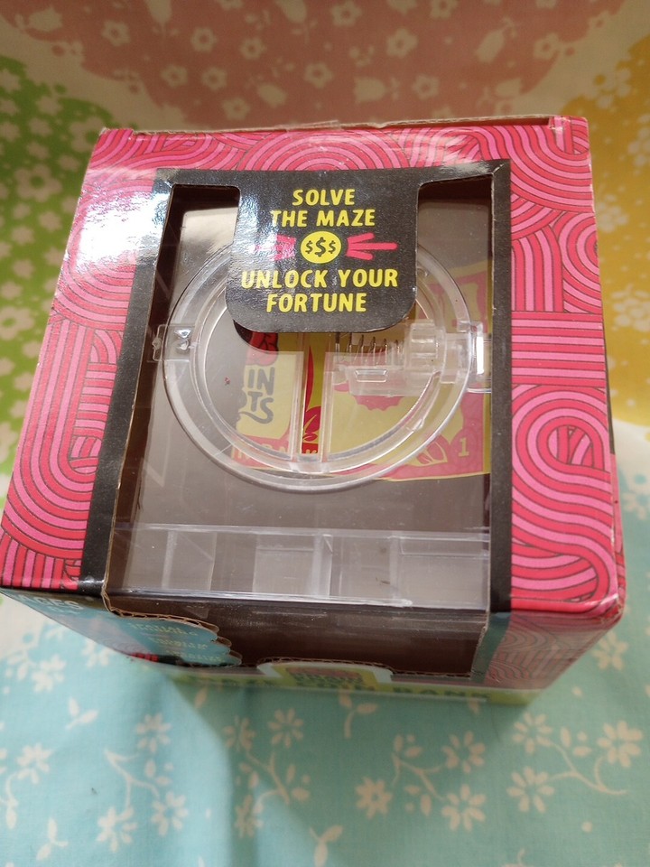 maze coin bank brain knots problem solving unlock fortune money ...