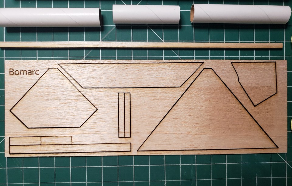 Estes Mini Bomarc Model Rocket Clone Kit #0805 With USAF decals ...