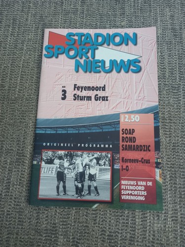 FEYENOORD V STURM GRAZ...2000-01 UEFA CHAMPIONS LEAGUE | eBay UK