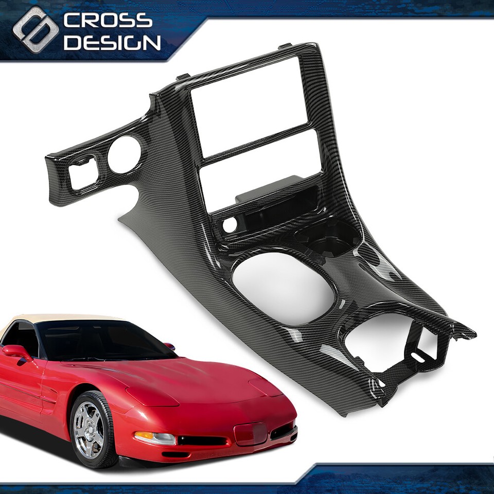Fit For 97-04 Chevy Corvette C5 Double Din Dash Installation Kit Carbon ...