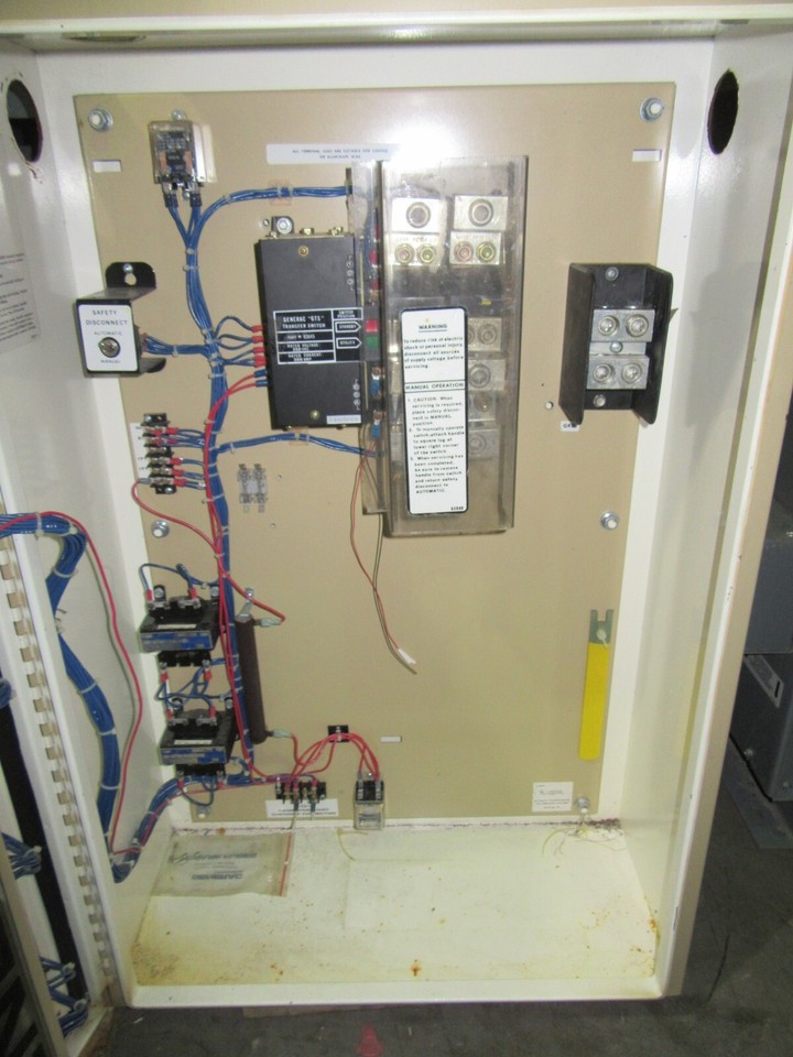 150 AMP GENERAC GTS ATS AUTOMATIC TRANSFER SWITCH 250 V 1 PH 2 POLE ...