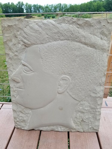 Ernest "Popeye" Reed Carved J.F.K. Portrait. | eBay