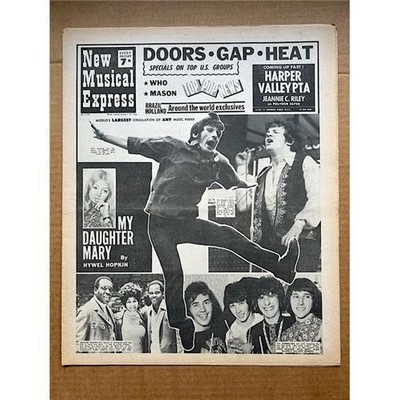 VARIOUS 1968 NME MAGAZINE OCTOBER 19 1968 - Joe cocker/jimi hendrix/the ...