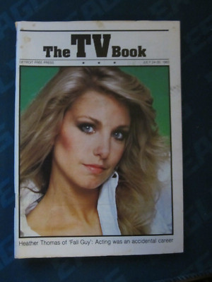 TV Book Magazine Regional TV Guide July 1983 Heather Thomas The Fall ...