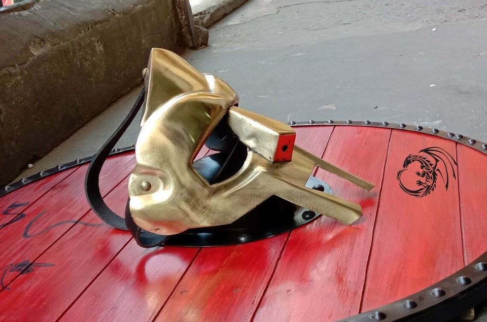 Mild Steel Face MF Doom Gladiator Mask Madvillain Armor Replica new ...