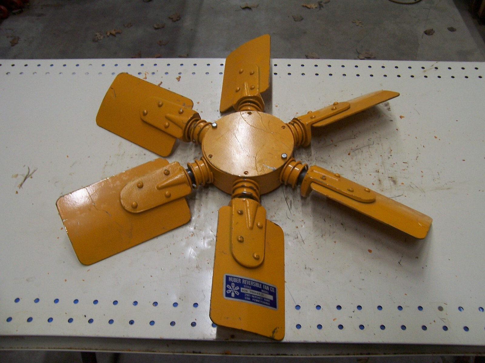 HUBER REVERSIBLE FAN CO. D2S 70666515 LARGE EQUIPMENT CAT, JOHN DEERE ...