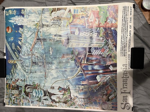 San Frantasia Poster By Albert Tolf Rare Poster Clean | eBay