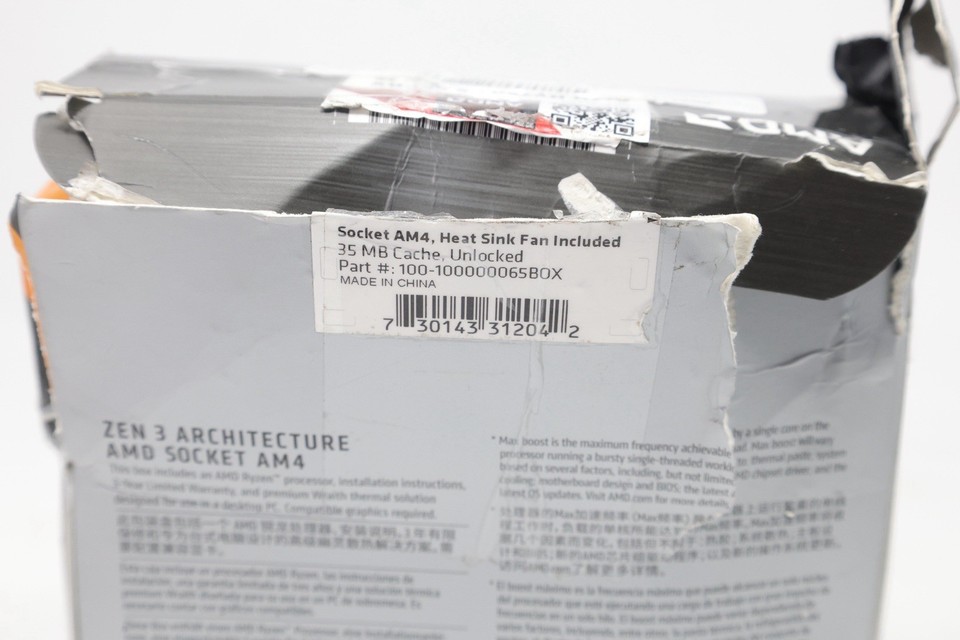 *Pins Bent* AMD Ryzen 5 5600X 6-Core 12-Thread CPU with AMD Cooler ...