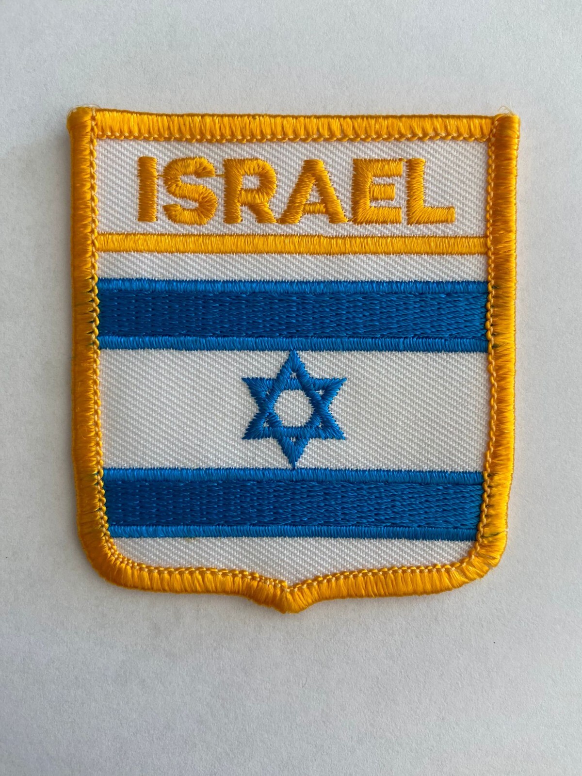 ISRAEL SHIELD FLAG EMBROIDERED PATCH -- IRON-ON -- NEW 2.5" x 2.75" | eBay