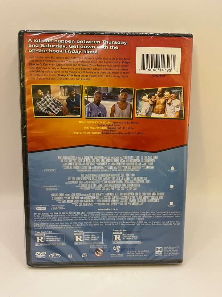 The Friday 3- Movie Collection- Friday/ Next Friday/ Friday After Next ...