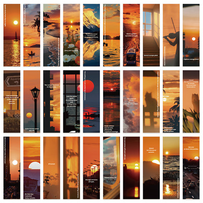 30 PCS Landscape Bookmarks Markers Lot Birthday Gifts for Book Lovers ...