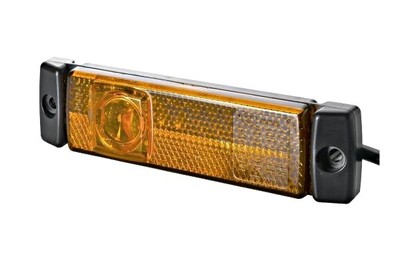 HELLA ERW Side Marker Light Left Right Black 24V 0907365 | eBay