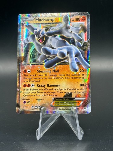 Pokemon TCG Machamp-EX, 37/98, Ancient Origins, Ultra Rare, LP, US ...