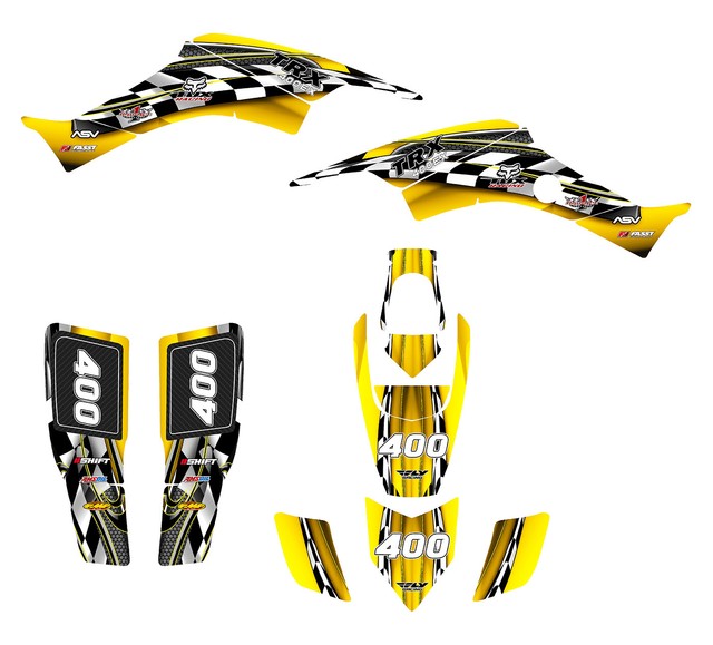 Graphics kit for Honda TRX 400 EX 1999 - 2007 400EX stickers #2500 ...