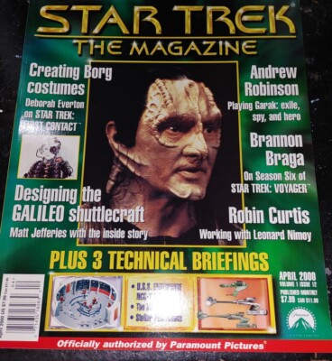 Star Trek The Magazine 2000 April - Andrew Robinson | eBay