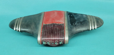 1937 Buick BUCO License Plate Light Embossed | Vintage Original