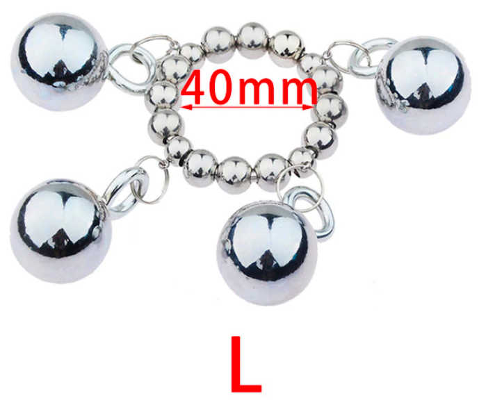 Penis Ring Beads cock enlargement stretch balls heavy testicle Extender ...