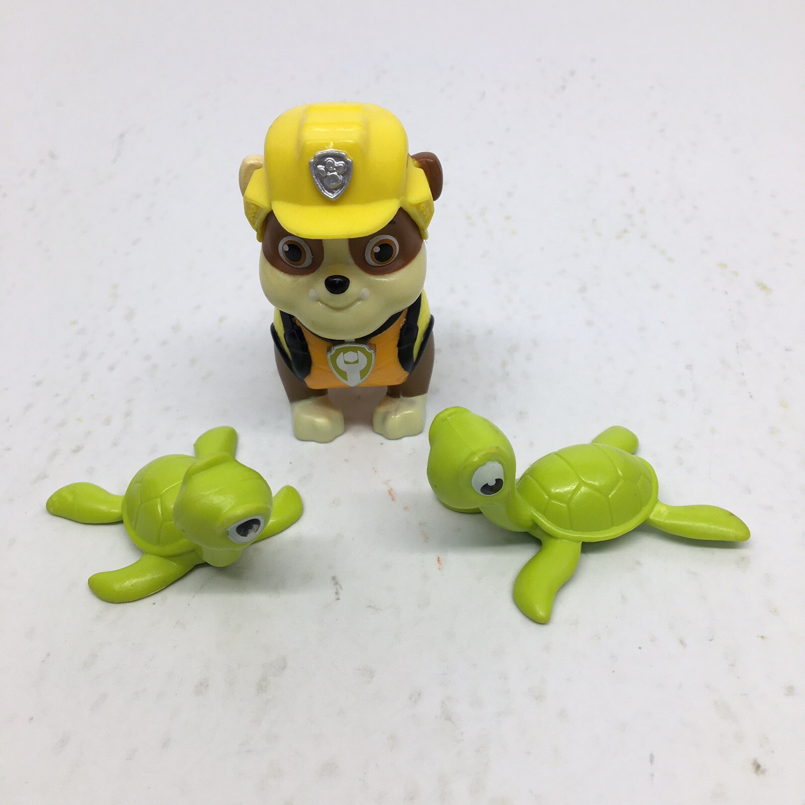 2 Paw Patrol Green Sea Turtles & Rubble Figure | eBay