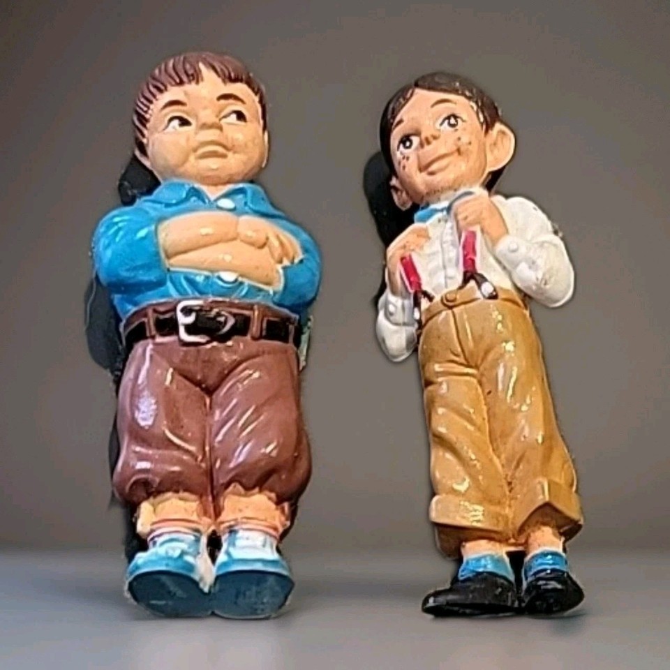 Little Rascals Our Gang PVC Figures Alfalfa & Spanky 3" King World 1985 ...