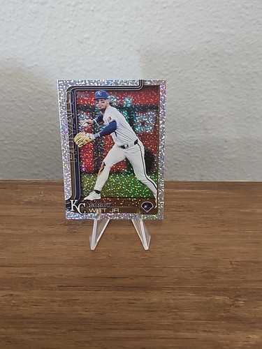 2025 Topps Series 1 Bobby Witt Jr. Confetti Foil Parallel #100 Royals ...