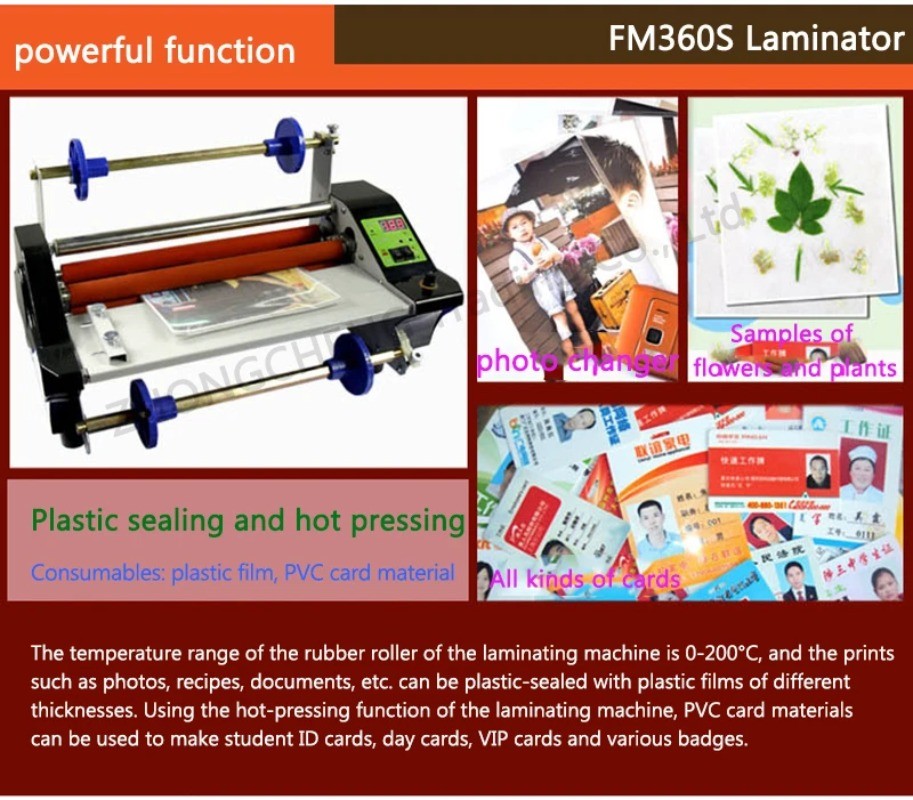360S Paper Film Laminating Machine, Hot Film Laminating Machine, Self ...