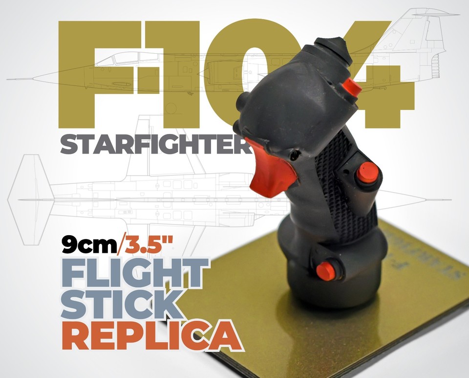F-14 Tomcat miniature flight stick replica scaled F-14 control grip ...
