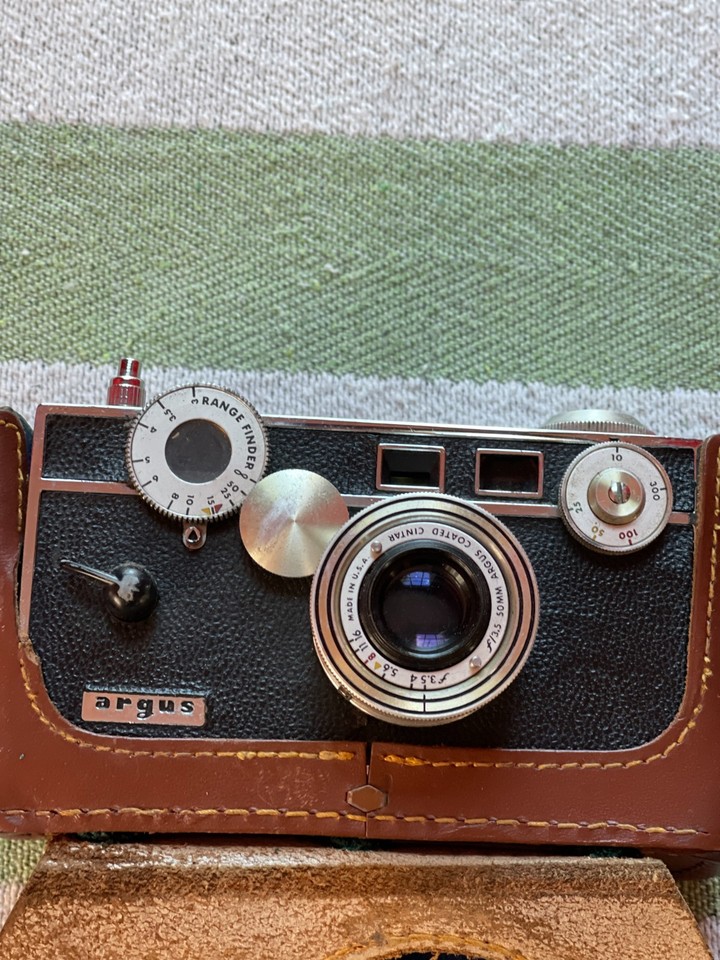 VINTAGE Argus 50mm Argus Cintar Rangefinder Camera (Not tested) | eBay