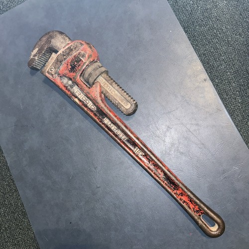 Ridgid 18" Pipe Wrench Heavy Duty Steel Made in USA FREE SHIPPING | eBay
