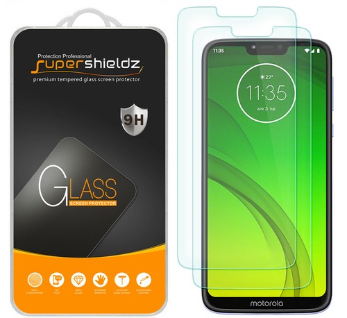 2X Supershieldz Tempered Glass Screen Protector for Motorola Moto G7 ...