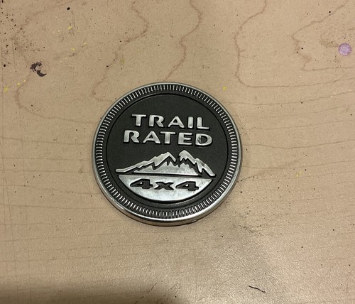 Jeep Liberty Wrangler Cherokee Trail Rated 4x4 OEM Fender Emblem Logo ...