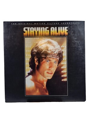 VTG 1983 STAYING ALIVE Motion Picture Soundtrack, RSO- Excellent Cond ...