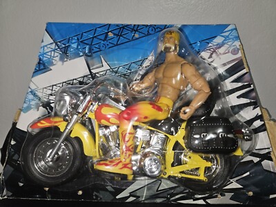 Rare Hulk Hogan On Motorcycle from Stage of Rage Playset Read | eBay