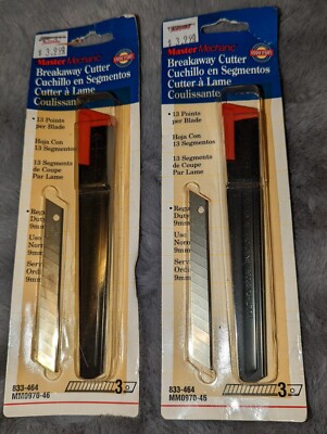 Lot Of 2 NIP Master Mechanic Breakaway Cutter #833-464 | eBay